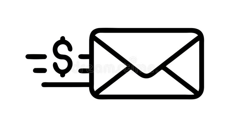 Academic Mail Icon, Graduation & Acceptance Notification Vector, Vector ...