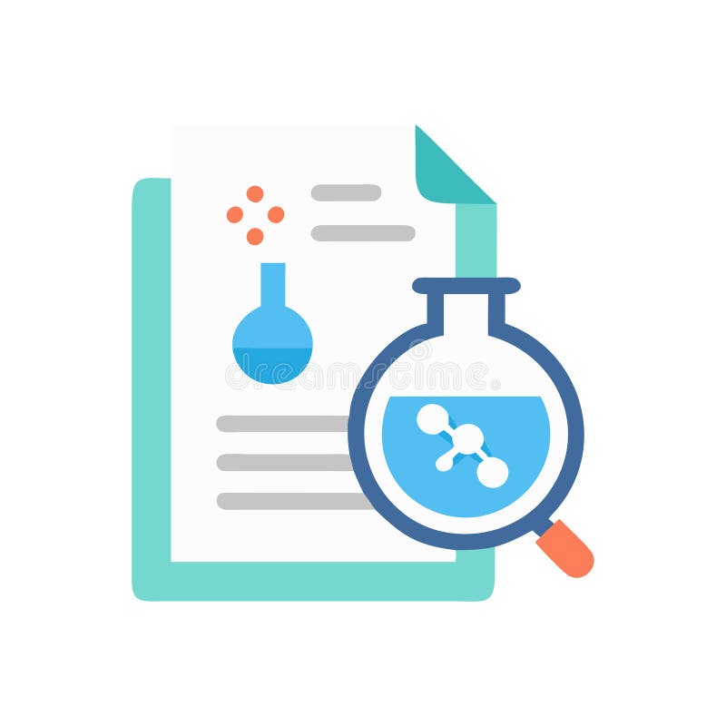 Academic Research Icon for Studies Stock Vector - Illustration of ...