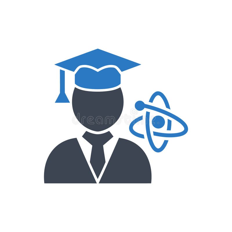 Academic Science Icon stock illustration. Illustration of research ...