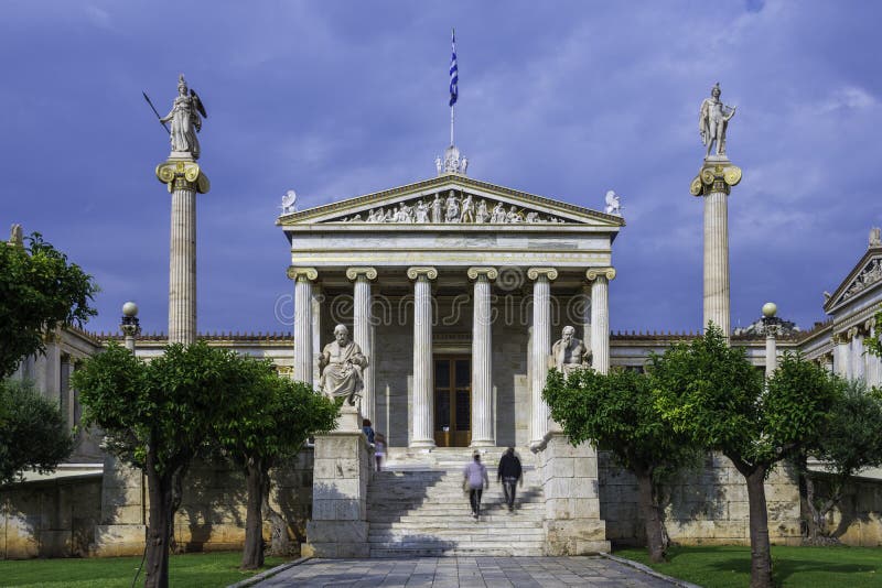 The Academy of Athens stock photo. Image of classical - 116803844