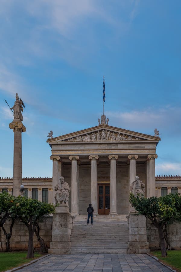 The Academy of Athens editorial photography. Image of cityscape - 107290152