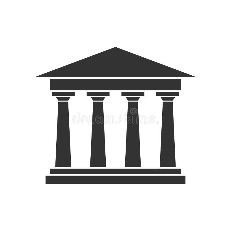 Academy Building Symbol Logo Design Stock Vector - Illustration of ...