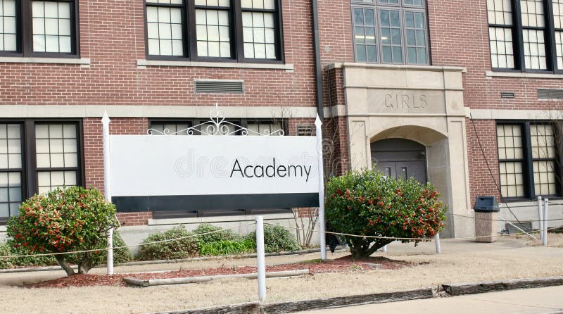 Academy for Girls stock image. Image of commission, graduate - 86482767