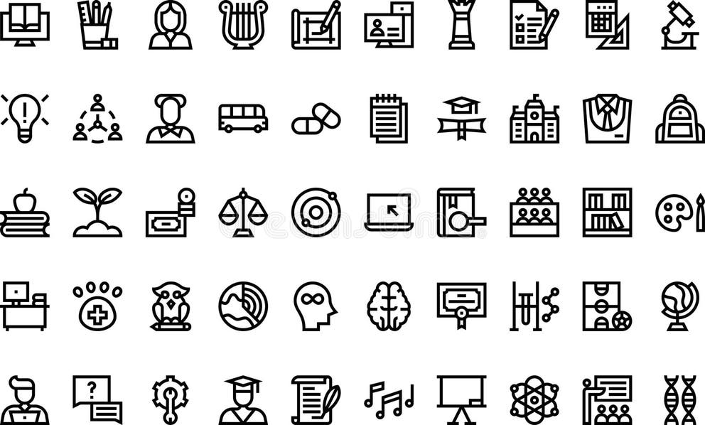 Academy Icons High-Quality Vector Icons Collection with Editable Stroke ...