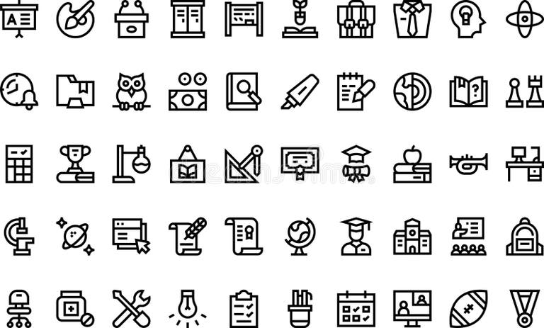 Academy Icons High-Quality Vector Icons Collection with Editable Stroke ...