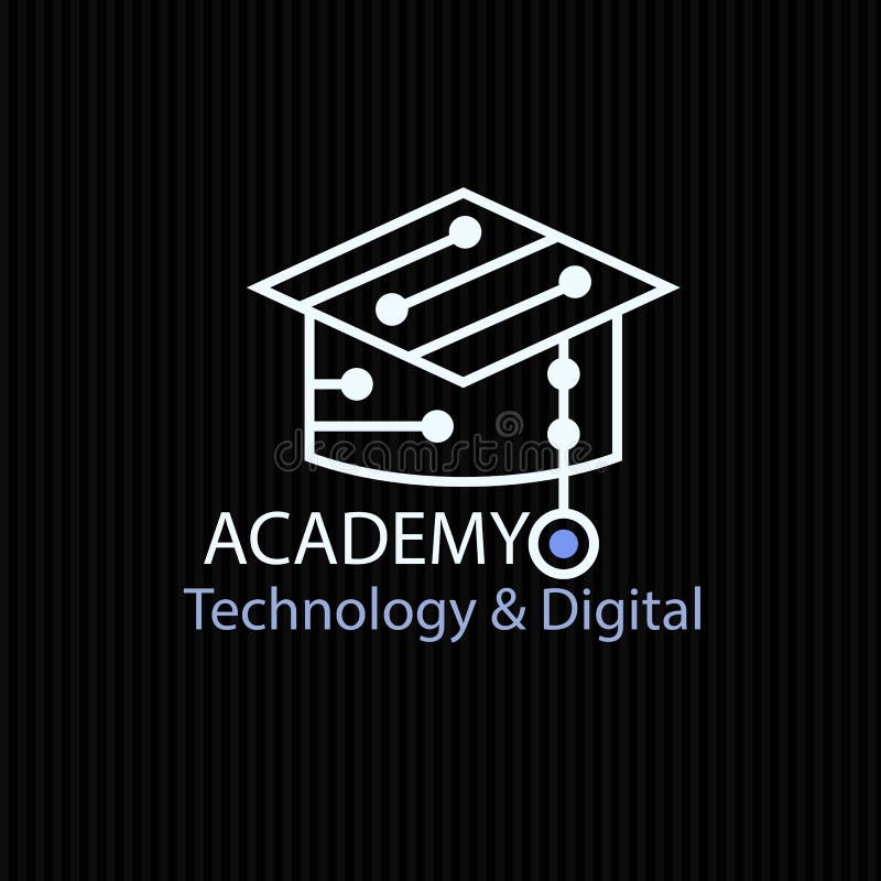 Academy Technology and Digital Logo - Vector Stock Vector ...