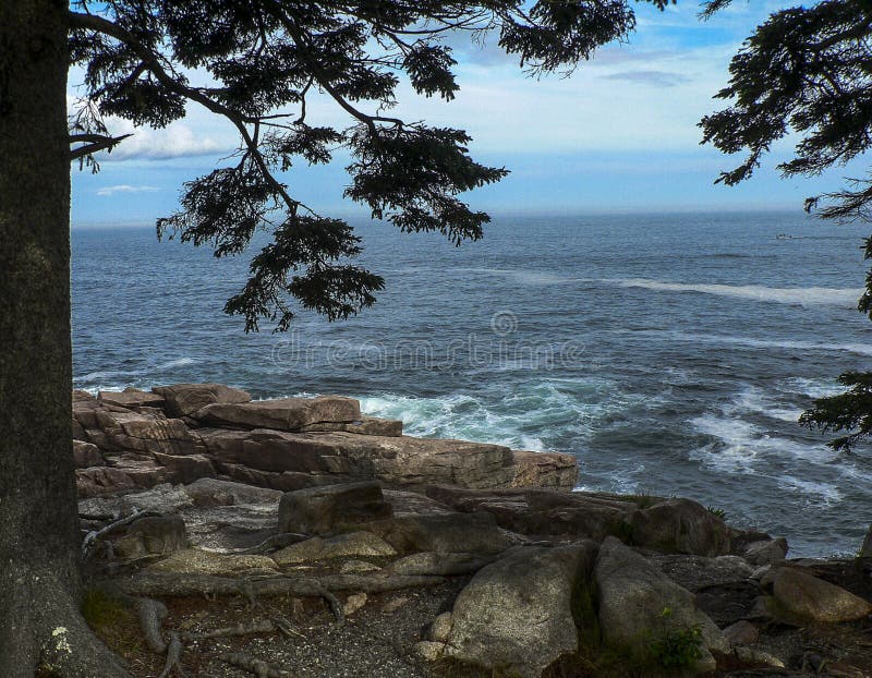 Acadia National Park in Summer, Maine Stock Photo - Image of beach ...