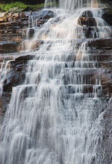 Acadia National Park Waterfall Stock Image - Image of environment ...
