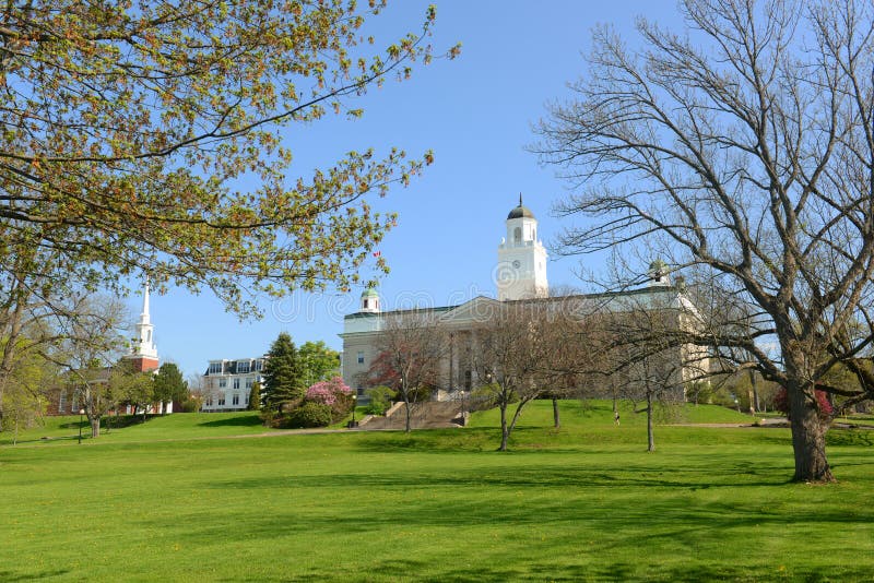 Acadia University, Wolfville, Nova Scotia, Canada Stock Photo - Image ...