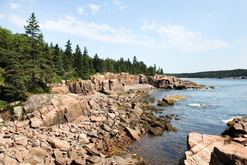 Acadian coast stock image. Image of acadia, summer, coast - 15644125