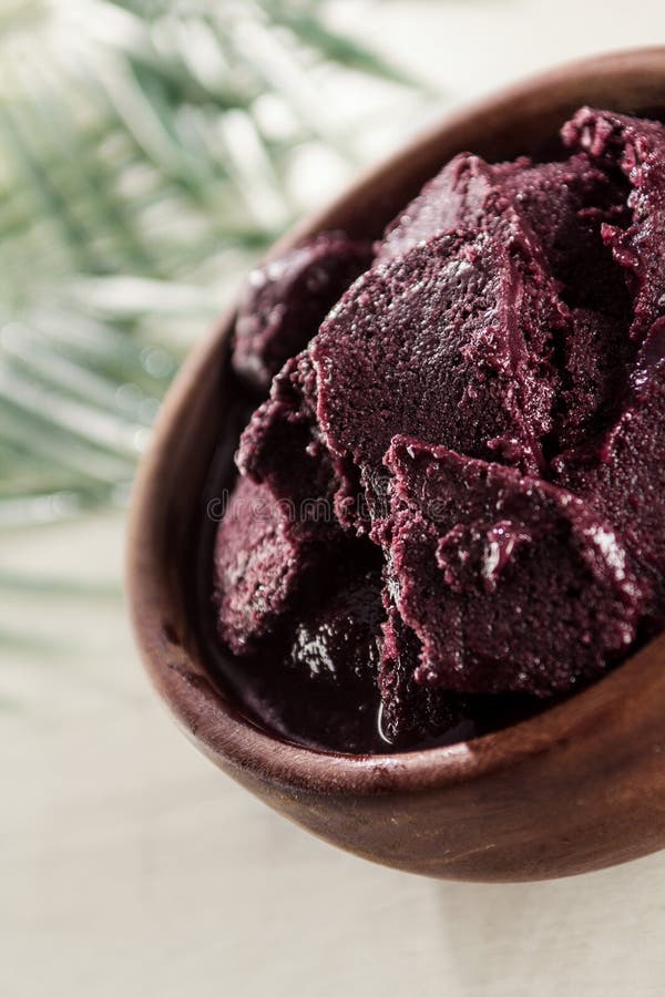 Acai in the pot stock photo. Image of energy, amazon - 32471500