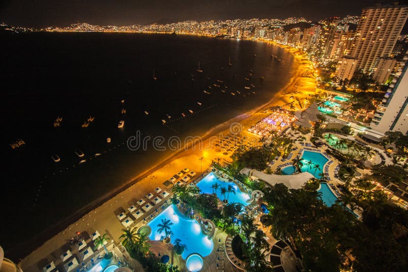 Acapulco stock photo. Image of vacations, sunrise, sunset - 28370854