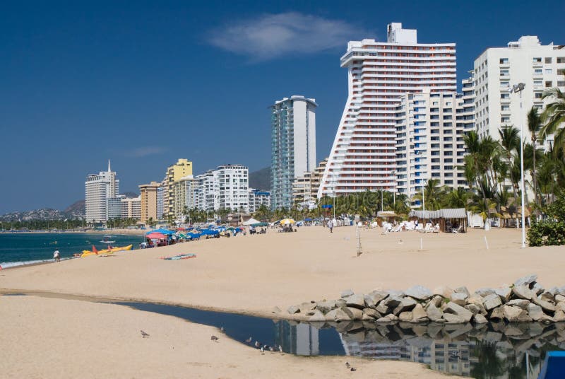 Acapulco Beach stock image. Image of natural, enjoy, resort - 8581107
