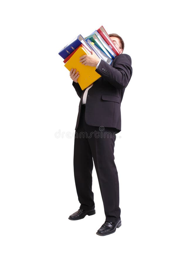 Accablé photo stock. Image du fond, bureau, document, over - 3959618