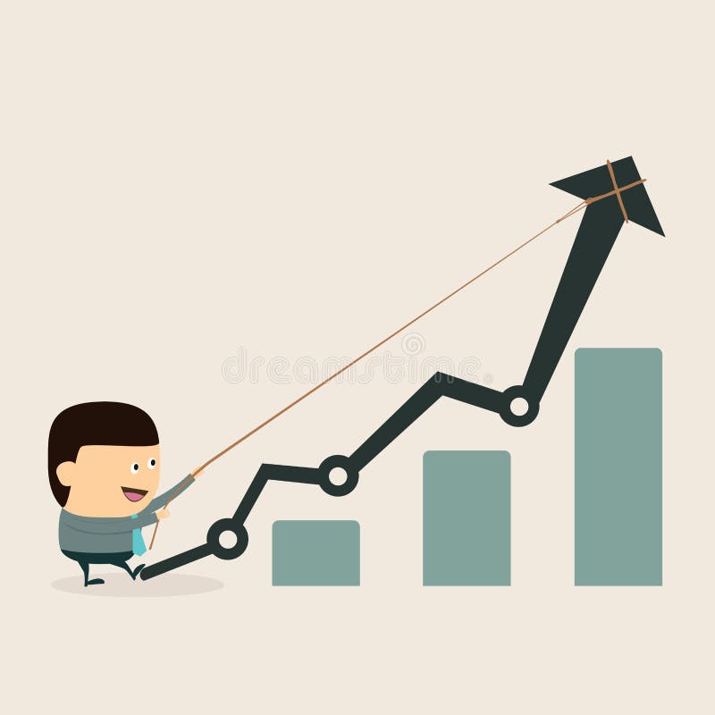 Accelerate business growth stock vector. Illustration of improvement ...