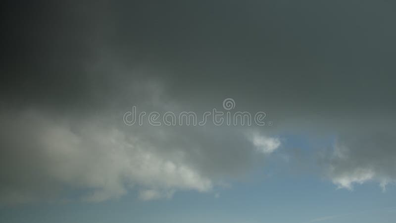 Accelerated, Changing Clouds in the Sky As a Fast-moving Background in ...