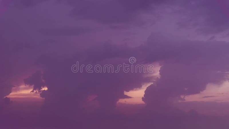 Accelerated Movement of Clouds in the Sky. Timelapse Stock Footage ...