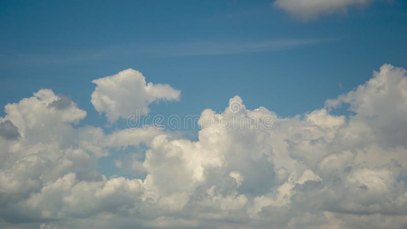 Accelerated Movement of Clouds in the Sky. Timelapse Stock Video ...