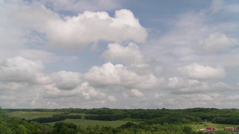 Accelerated Movement of Clouds in the Sky. Timelapse Stock Footage ...