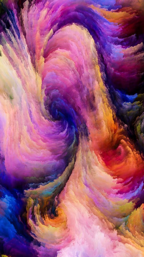 Acceleration of Colorful Paint Splash Explosion Stock Illustration ...