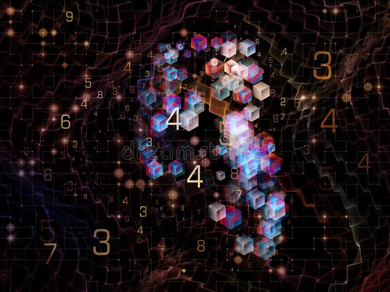 Acceleration of Digital Grid Stock Photo - Image of reality, backdrop ...