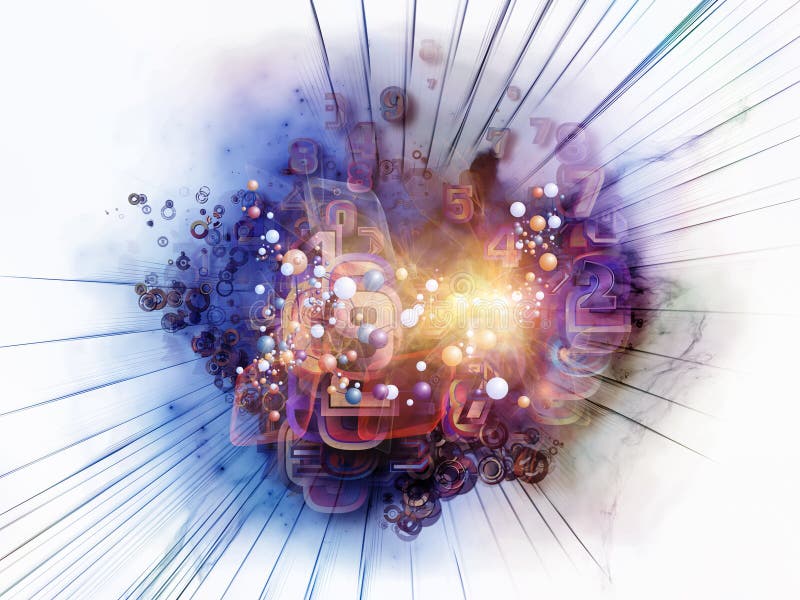 Acceleration of Digital Technology Stock Illustration - Illustration of ...