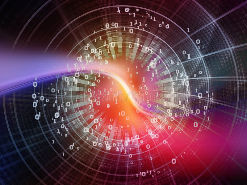 Acceleration Of Information Stock Illustration - Illustration of ...