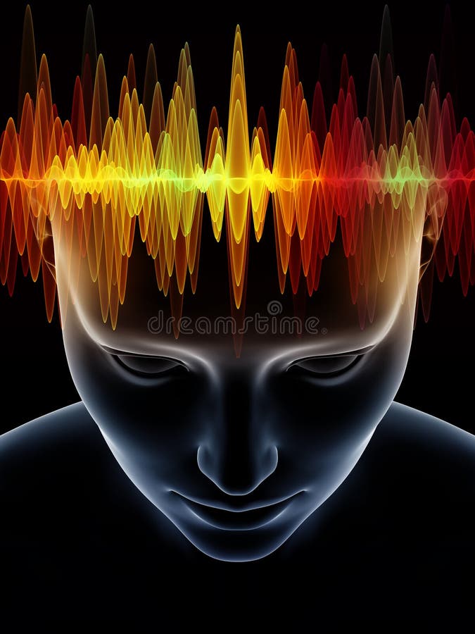Acceleration of Human Mind stock illustration. Illustration of ...