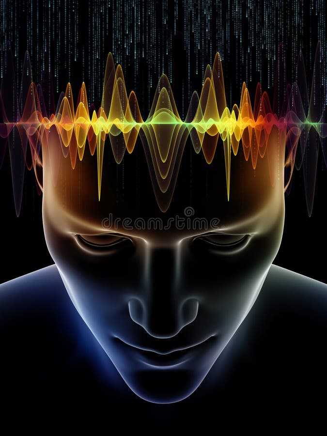 Acceleration of Human Mind stock illustration. Illustration of ...