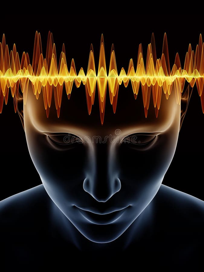 Acceleration of Human Mind stock illustration. Illustration of ...