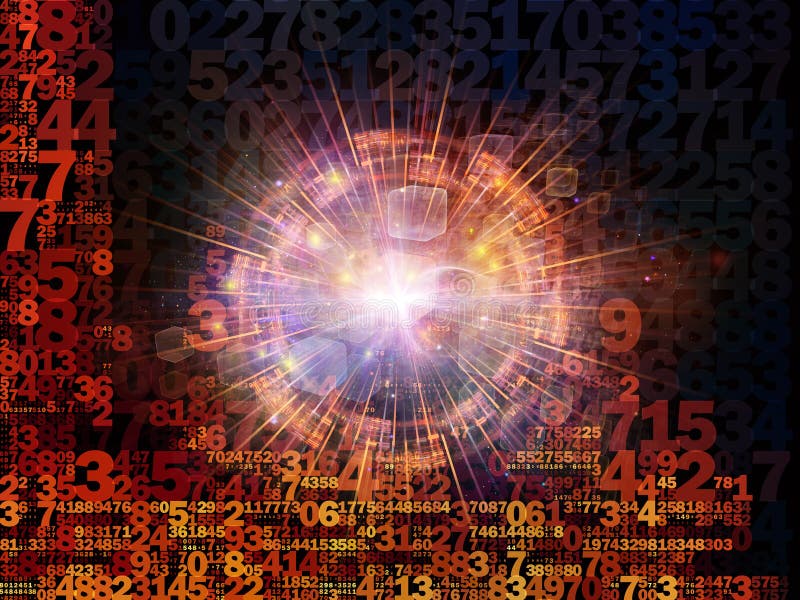 Acceleration of Integer Realm Stock Illustration - Illustration of ...