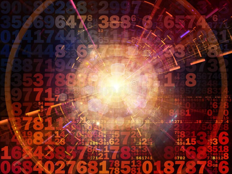 Acceleration of Integer Realm Stock Illustration - Illustration of ...