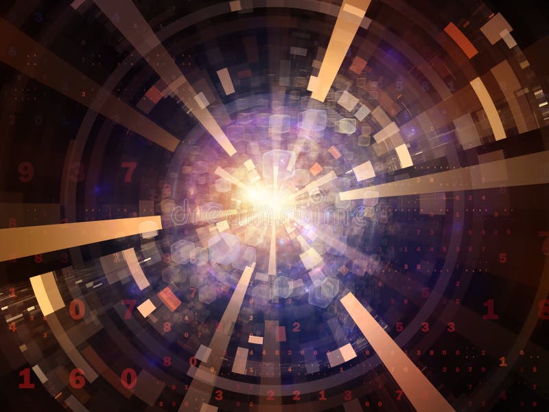 Acceleration of Integer Realm Stock Illustration - Illustration of ...