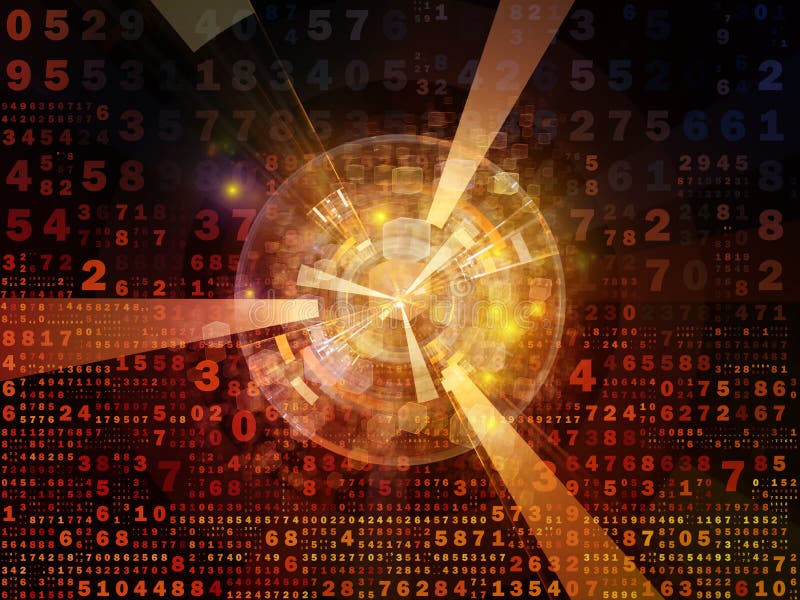 Acceleration of Integer Realm Stock Illustration - Illustration of ...