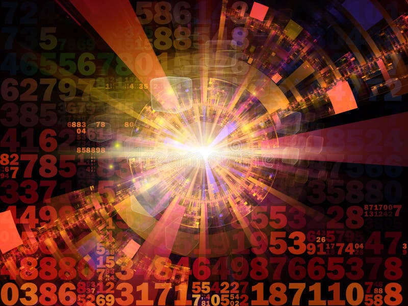 Acceleration of Integer Realm Stock Illustration - Illustration of ...