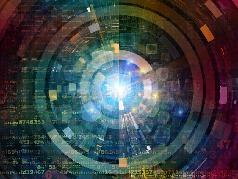 Acceleration of Integer Realm Stock Illustration - Illustration of ...