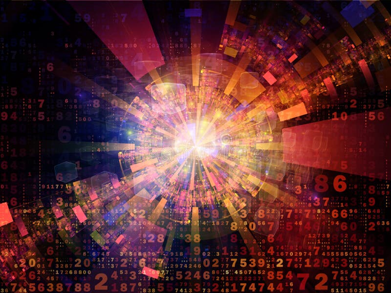 Acceleration of Integer Realm Stock Illustration - Illustration of ...