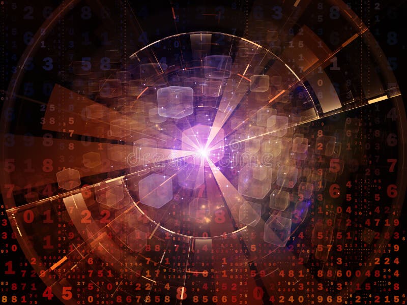 Acceleration of Integer Realm Stock Illustration - Illustration of ...