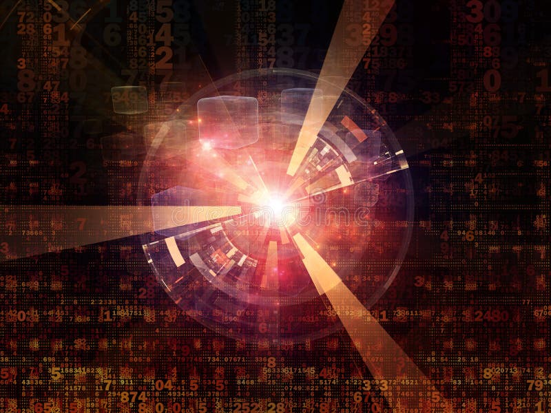 Acceleration of Integer Realm Stock Illustration - Illustration of ...