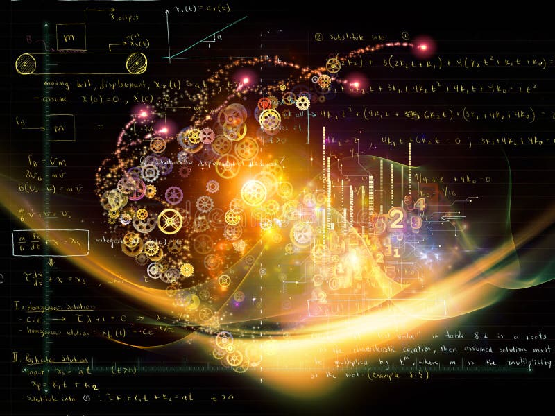 Acceleration of Light Waves Stock Illustration - Illustration of ...