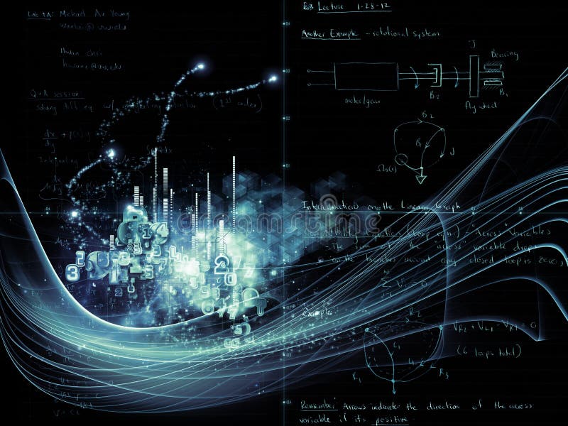 Acceleration of Numbers stock illustration. Illustration of background ...