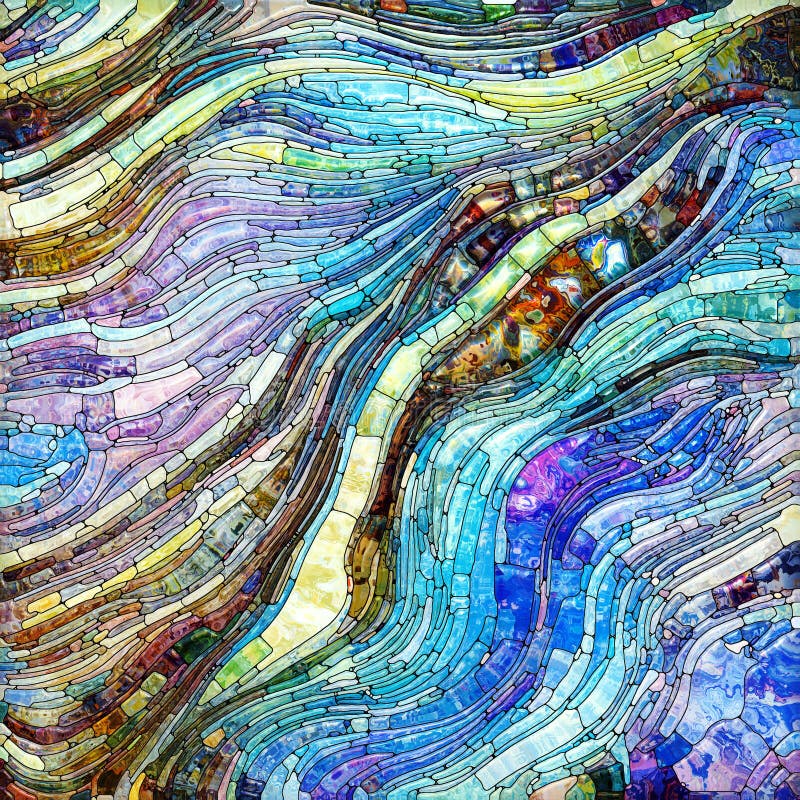 Acceleration of Vibrant Glass Stock Illustration - Illustration of ...