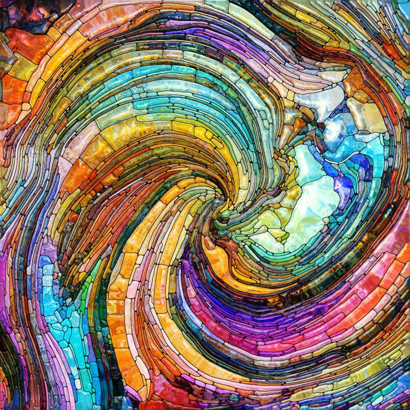 Acceleration of Vibrant Glass Stock Illustration - Illustration of ...