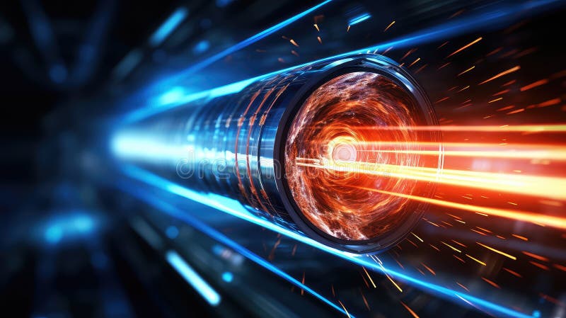 Accelerator light speed stock illustration. Illustration of luminal ...