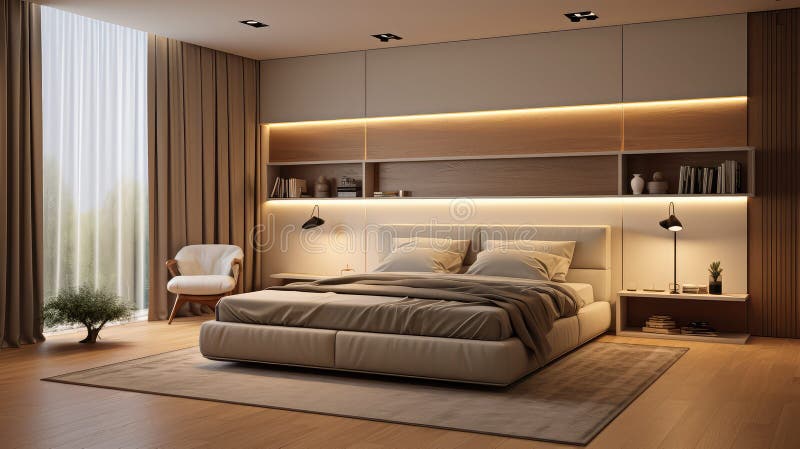 Accent cove lighting stock illustration. Illustration of plush - 383502454