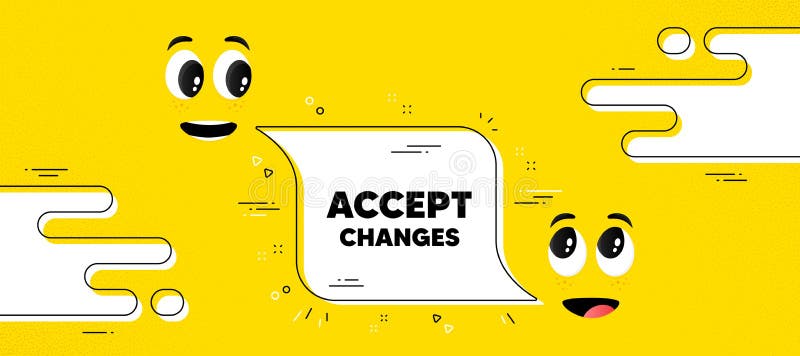 Accept Changes Motivation Message. Motivational Slogan. Vector Stock ...