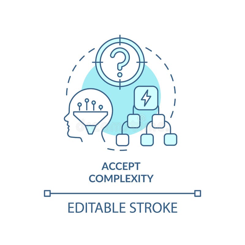 Accept Complexity Turquoise Concept Icon Stock Vector - Illustration of ... Accept Complexity Turquoise Concept Icon Stock Vector - Illustration of ...
