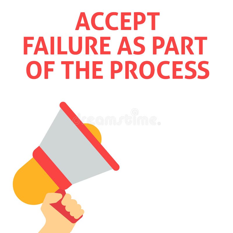 Failure is a Part of Success. Stock Vector - Illustration of design ...