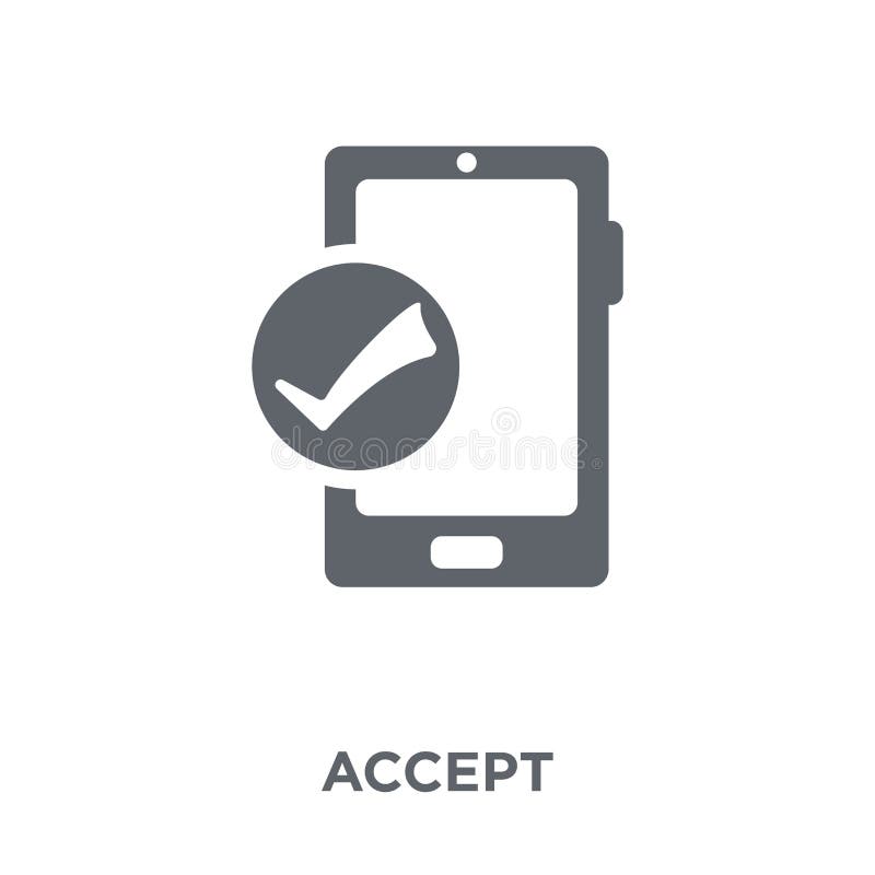 Accept Icon from Success Collection. Stock Vector - Illustration of ...