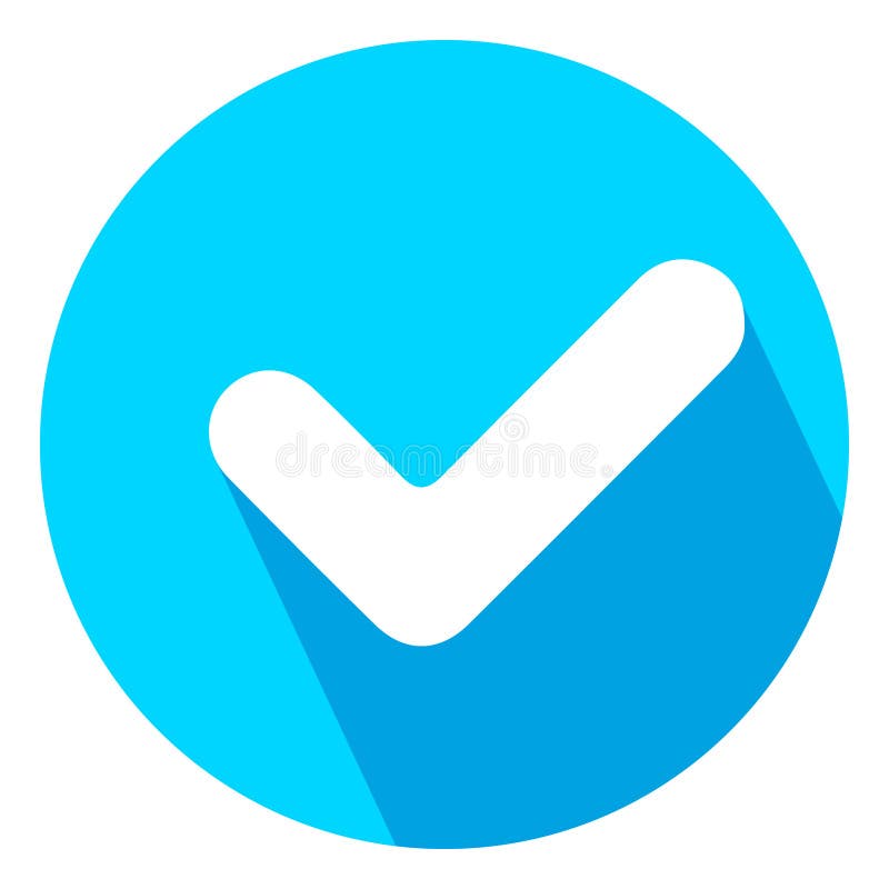 Accept Icon, Vector Illustration. Flat Design Style Stock Vector ...